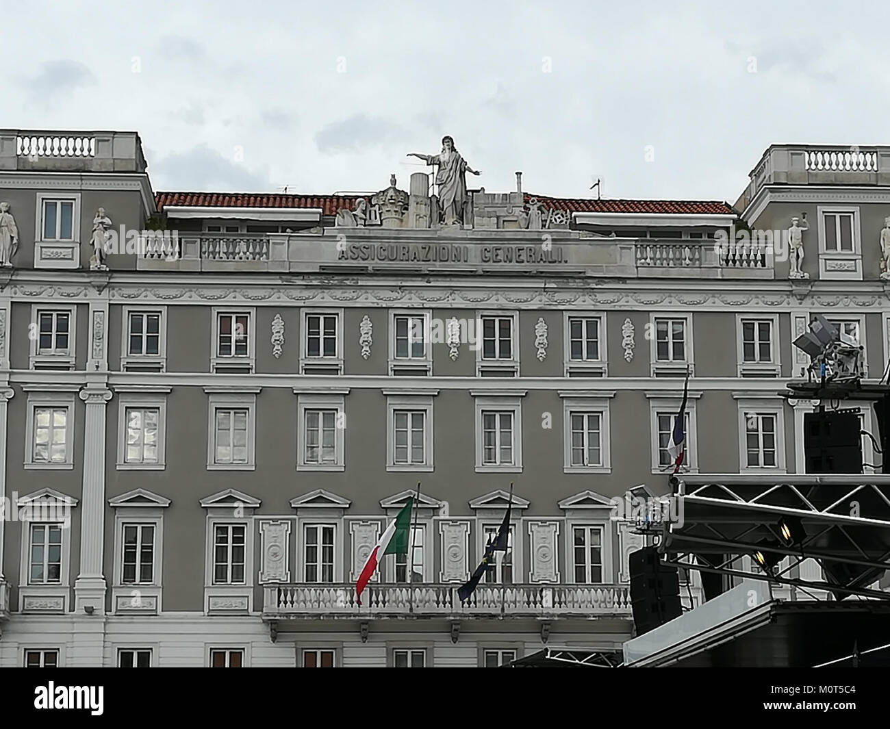 Casa Stratti, located in Trieste, Italy, is a historical building with ...