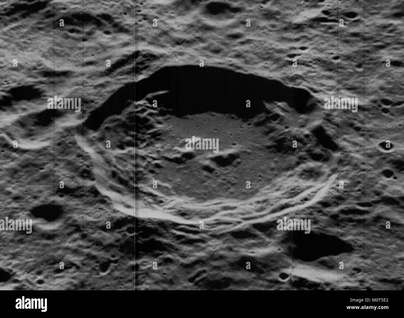 Cantor Crater is a large impact crater on the Moon, known for its ...