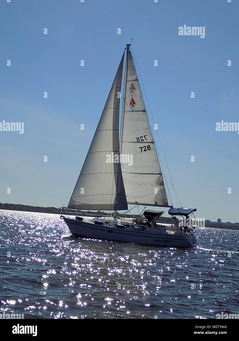 The Catalina 28 sailboat, known for its design and performance, is ...