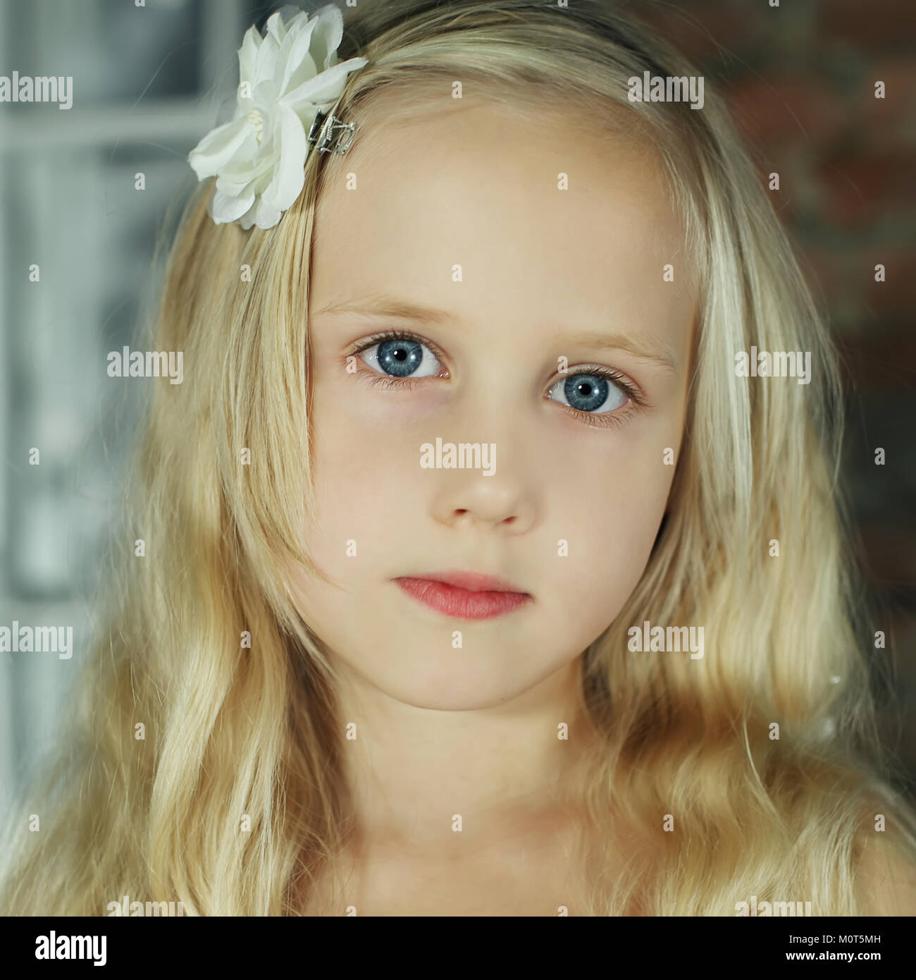 Cute girl, portrait Stock Photo - Alamy