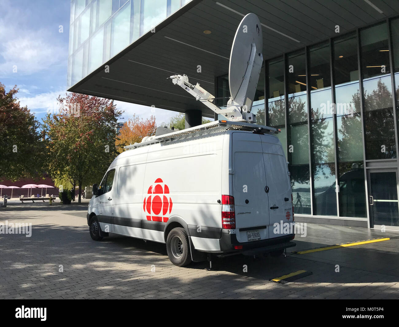 A CBC Radio Canada Chevrolet Express vehicle, used for broadcasting ...