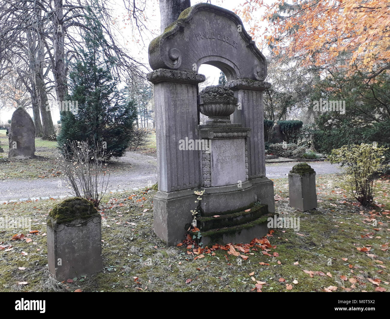 The Cemetery in Apolda, Germany, is a site of historical importance. It ...