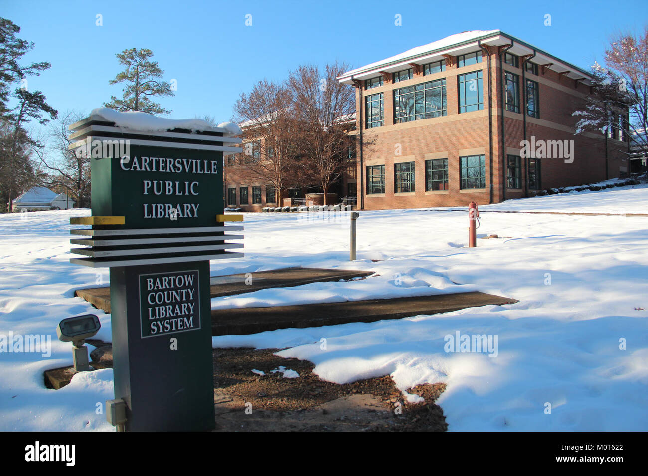 The Cartersville Public Library in Georgia serves as a community hub ...