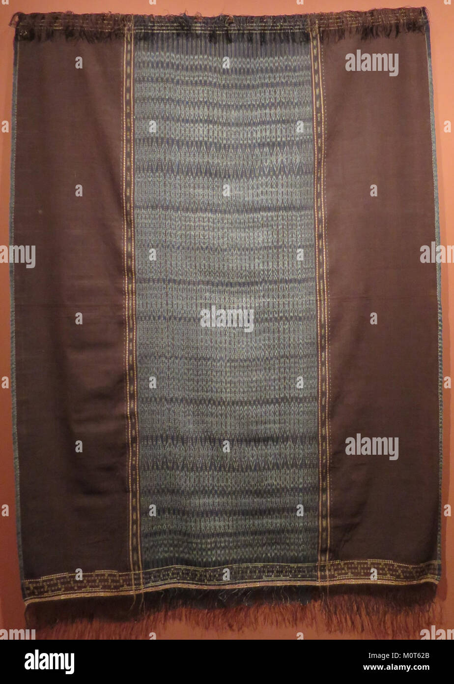 This ceremonial cloth, known as ulos, is a traditional textile from the ...