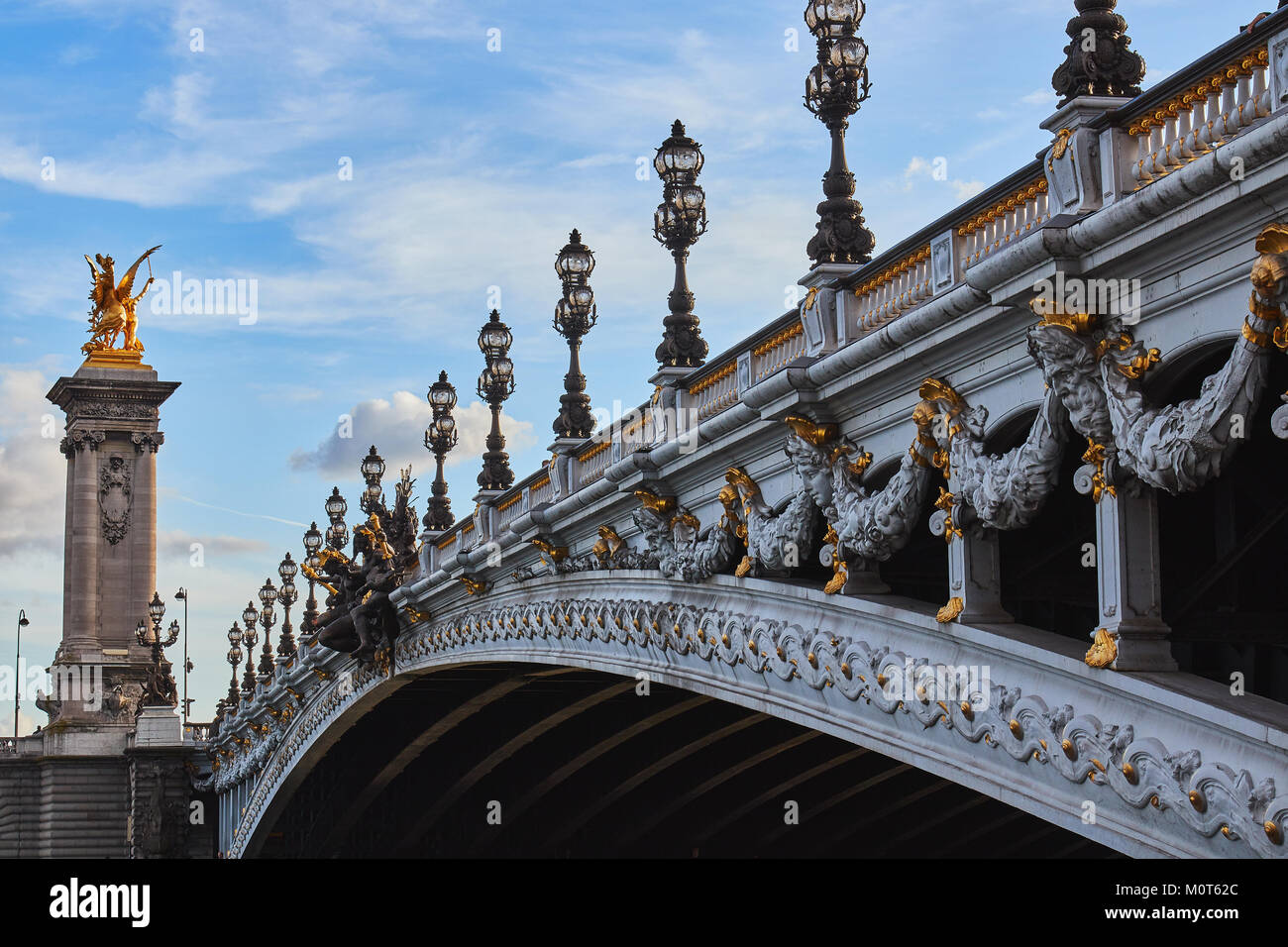 Alexander 3 bridge hi-res stock photography and images - Alamy