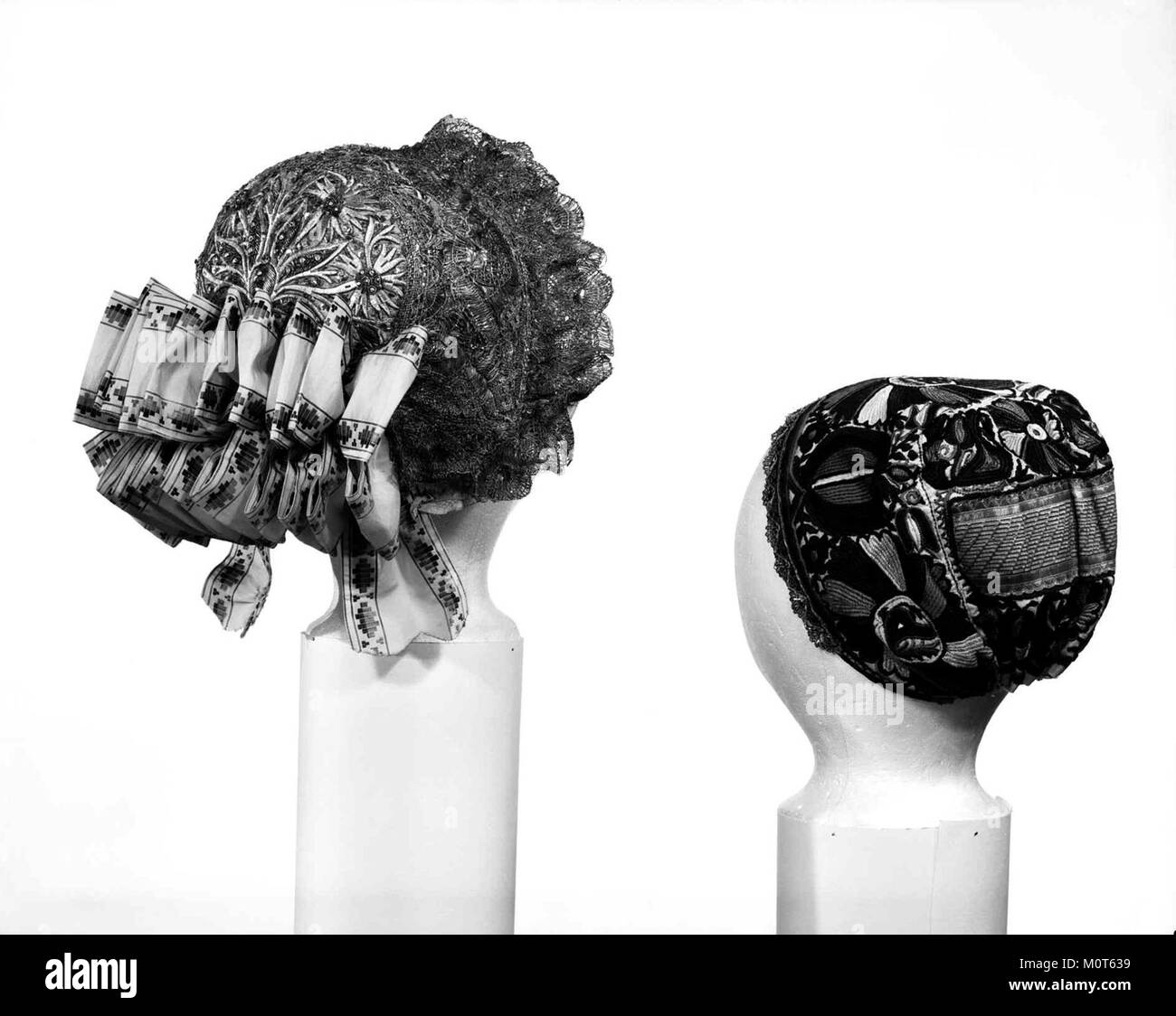 The MET 22.1741 and 21.177 represent two ancient caps, potentially from ...