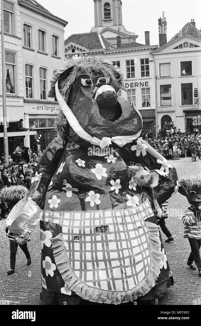 The Carnaval in Breda, captured in this historic image, showcases the ...