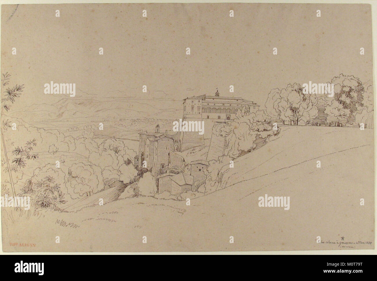 Castello Colonna, located in Genazzano, Italy, is a historic castle ...