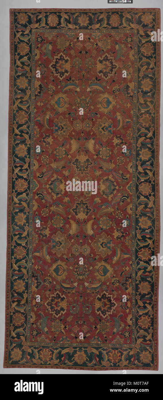 The carpet featured in the MET collection is a fine example of textile ...