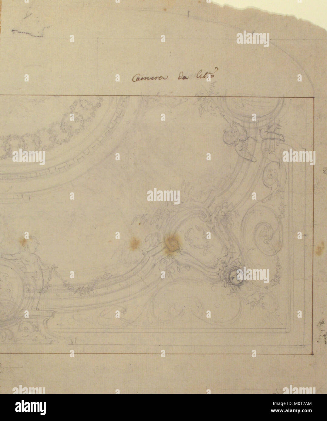 This ceiling design, part of the MET collection, represents a detailed ...