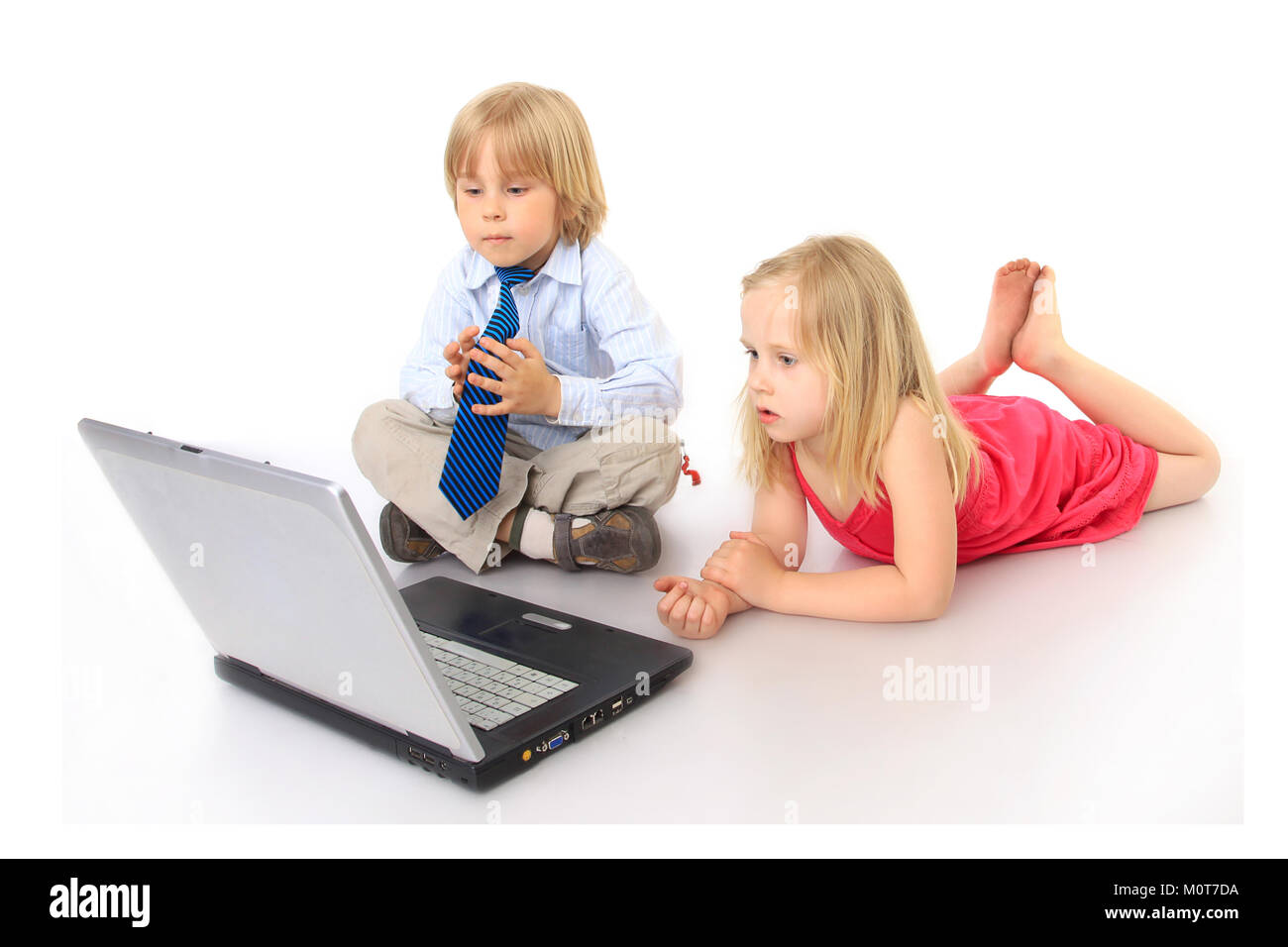 Child preschool laptop Cut Out Stock Images & Pictures - Alamy