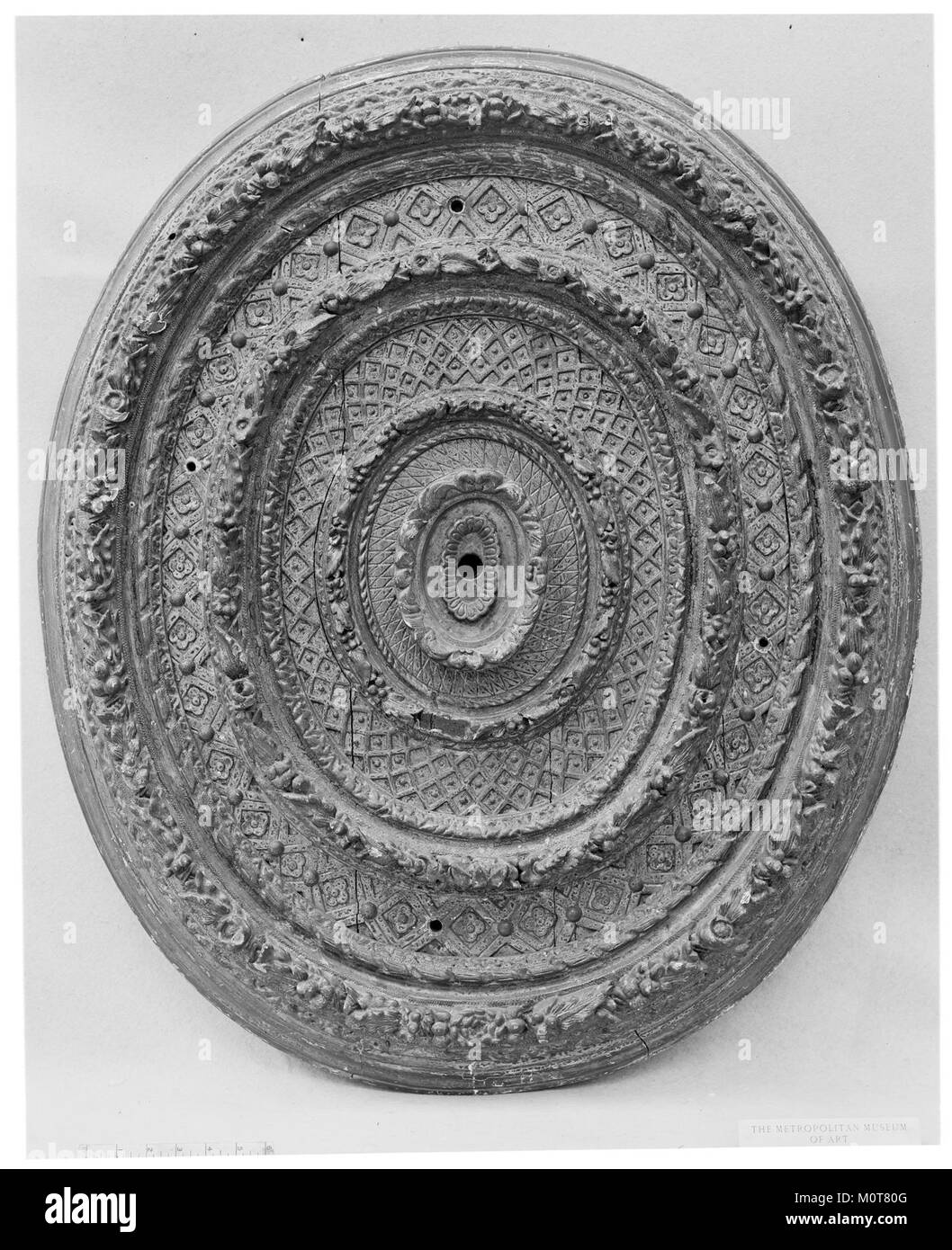 A historical ceiling medallion from the Metropolitan Museum of Art ...