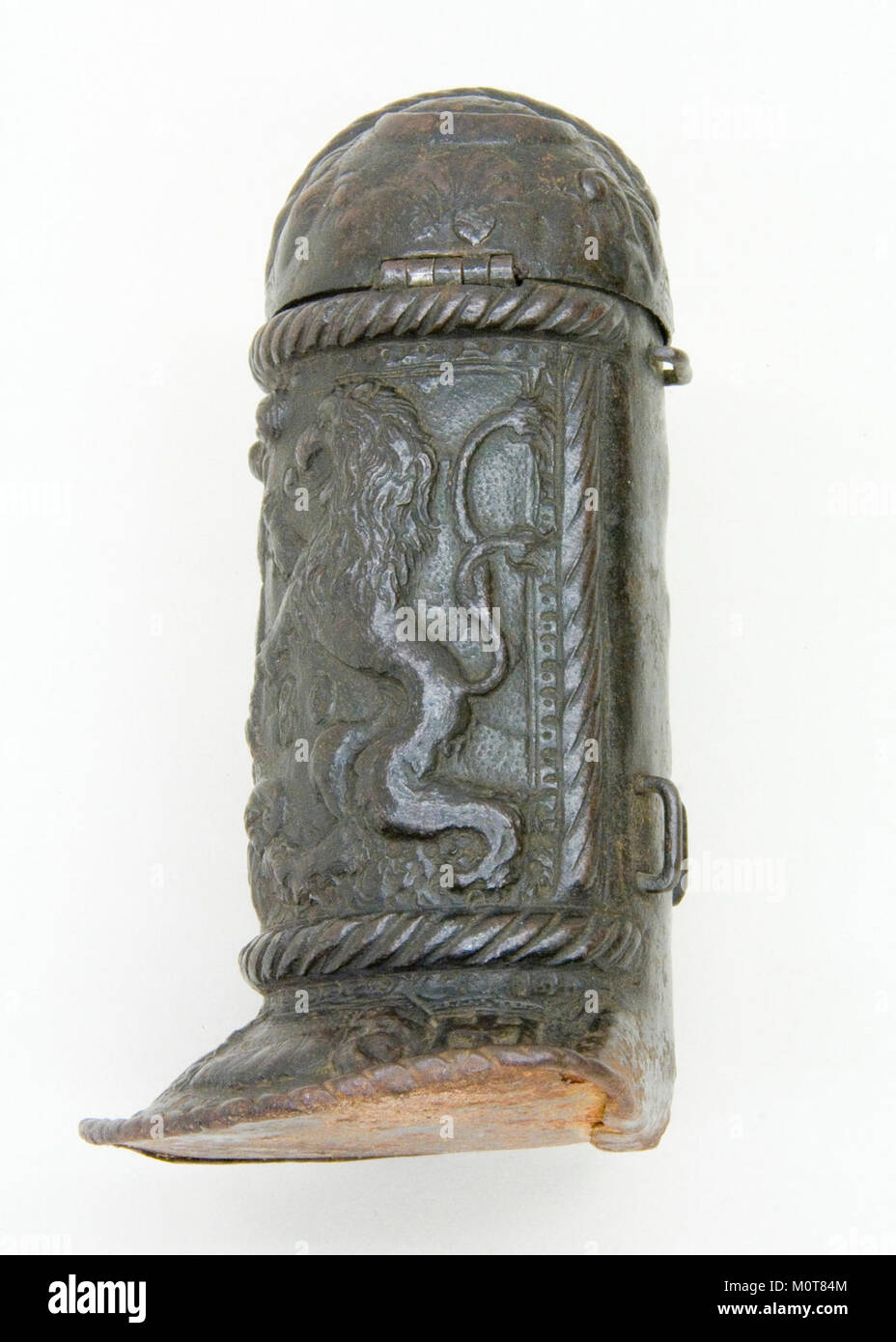 A historical cartridge box from the MET collection, highlighting its ...