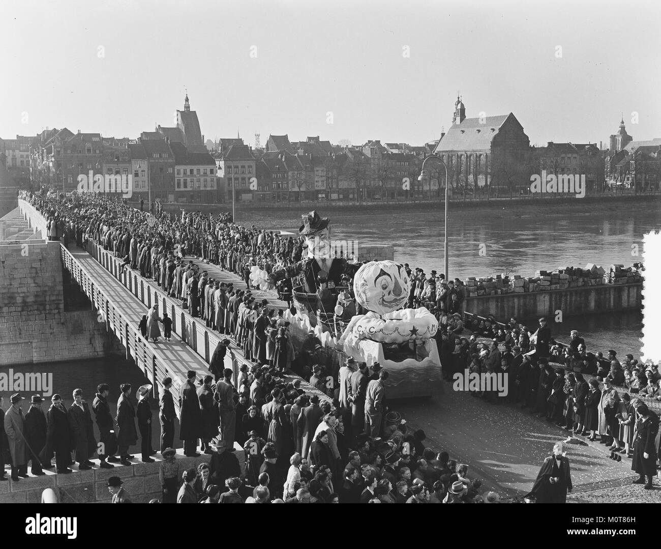 A photograph of a carnival parade in Maastricht, Netherlands ...