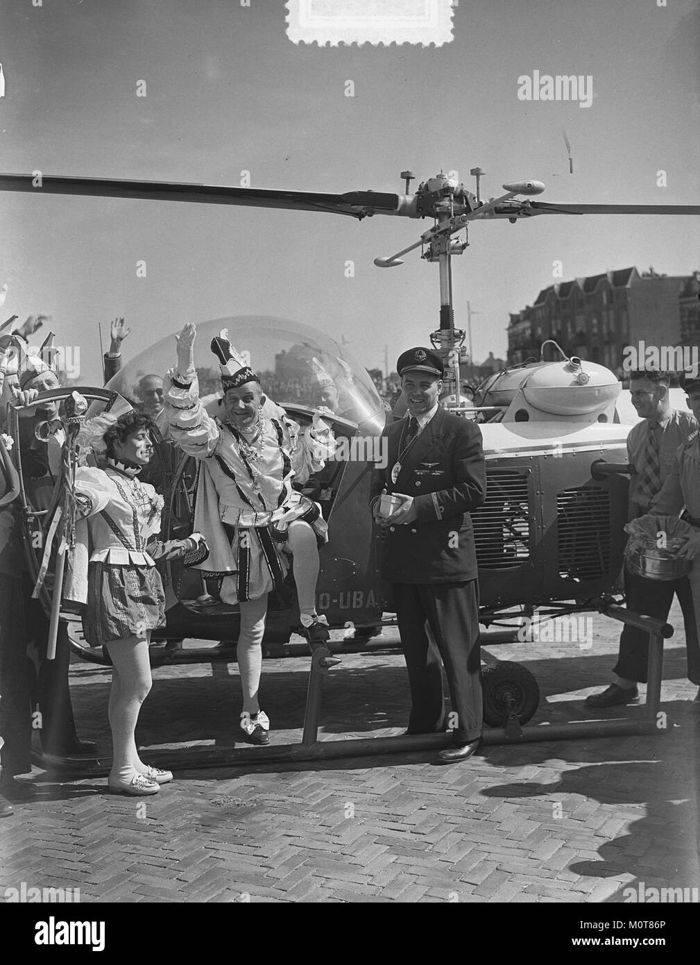 This image captures the arrival of Prins Carnaval and the parade during ...