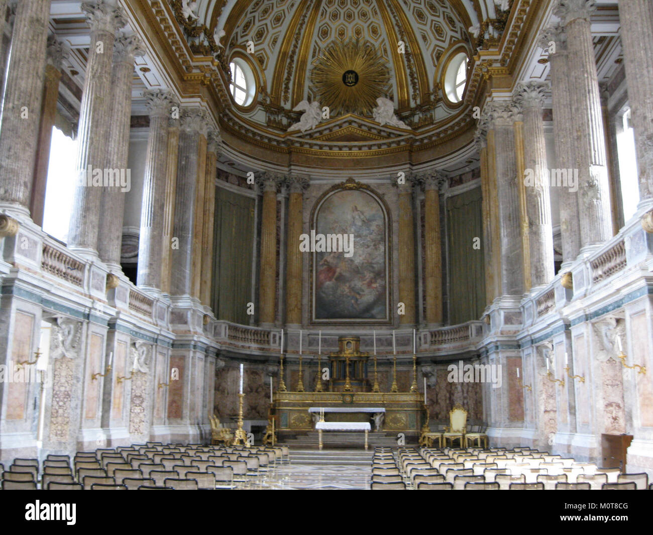The Cappella Palatina in Caserta, Italy, is a historical chapel located ...