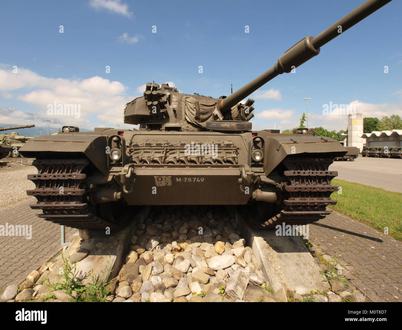 The Centurion Mk VII is a British main battle tank, modified as the ...