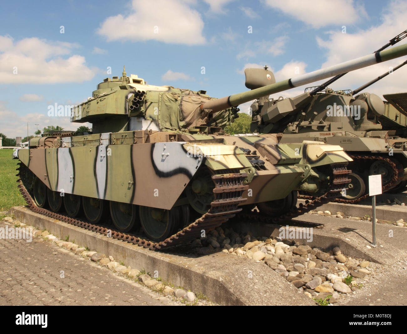 The Centurion Mk III, an upgraded variant of the British Centurion tank ...