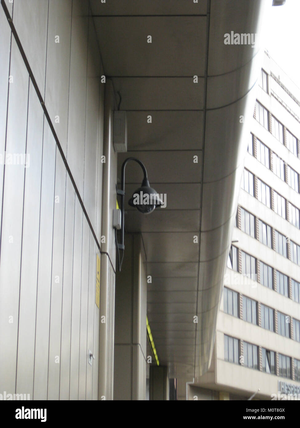 This image shows a CCTV camera operating in London, capturing footage ...