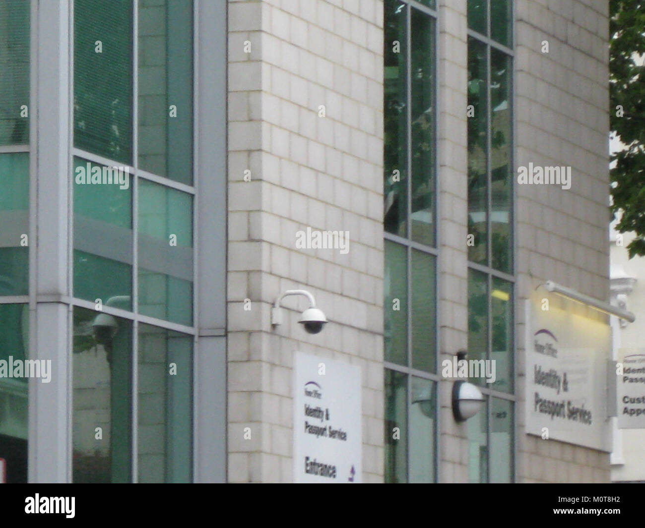 This image depicts CCTV surveillance cameras in London, reflecting the ...