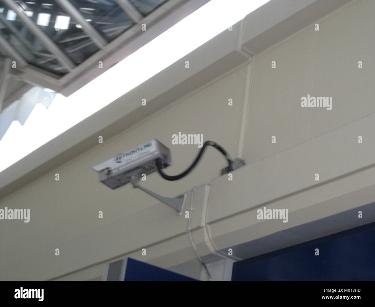 Photograph capturing the extensive network of closed-circuit television ...