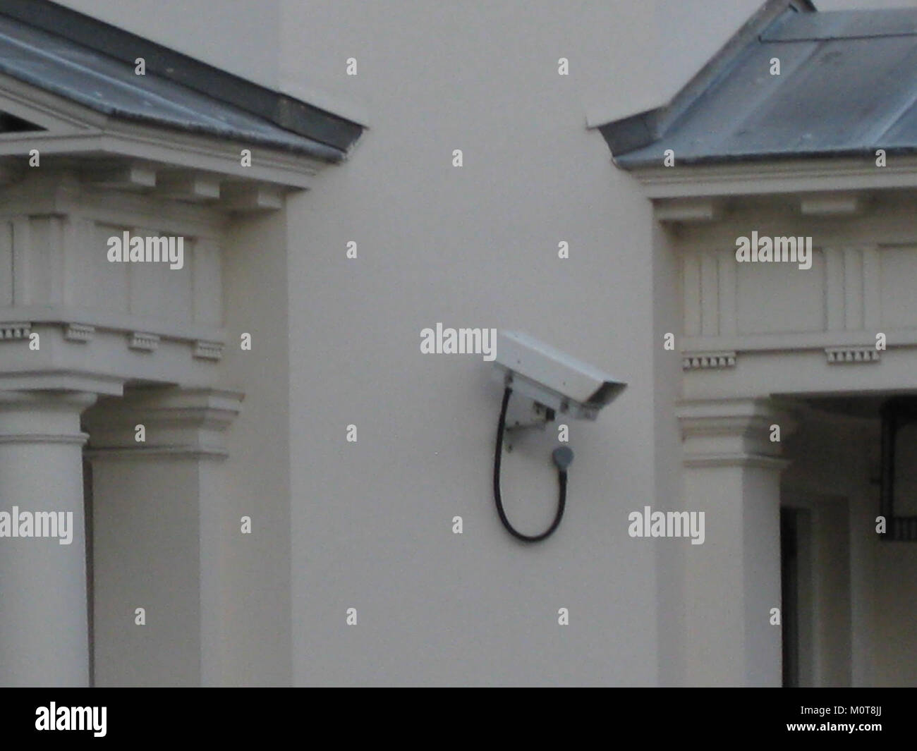 A photograph showcasing a CCTV camera in London, highlighting the city ...