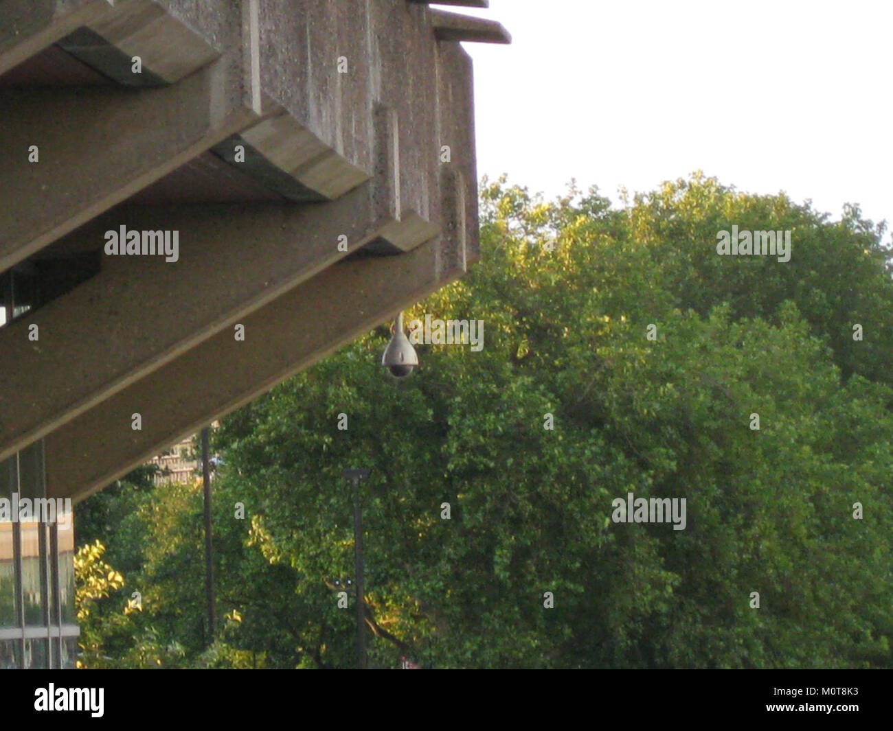 A CCTV system in London captures urban activity for surveillance and ...