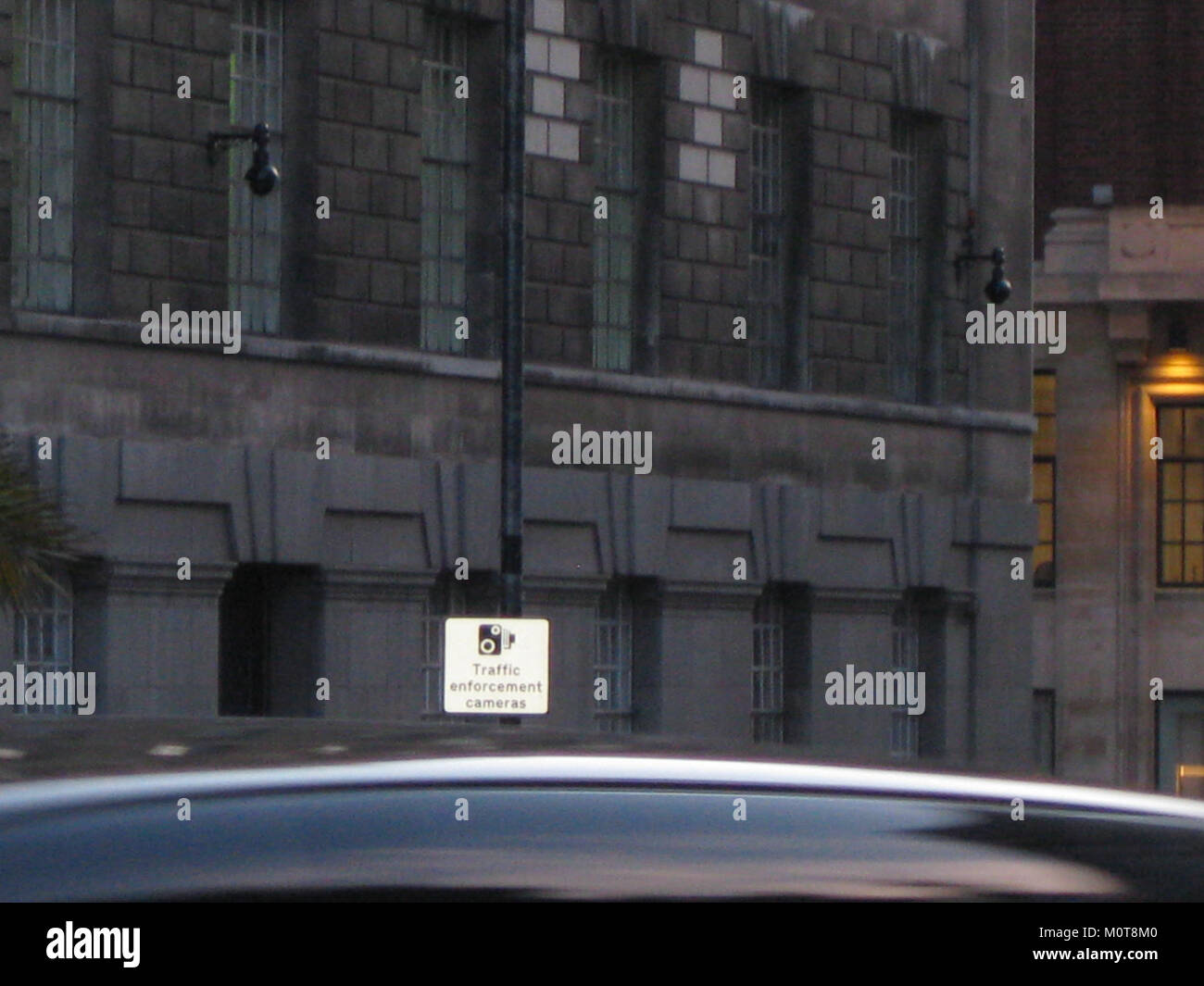 This image shows a CCTV camera in London, a city known for its ...