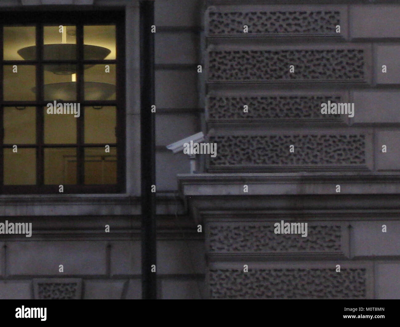 This image depicts a CCTV camera in London, highlighting the widespread ...