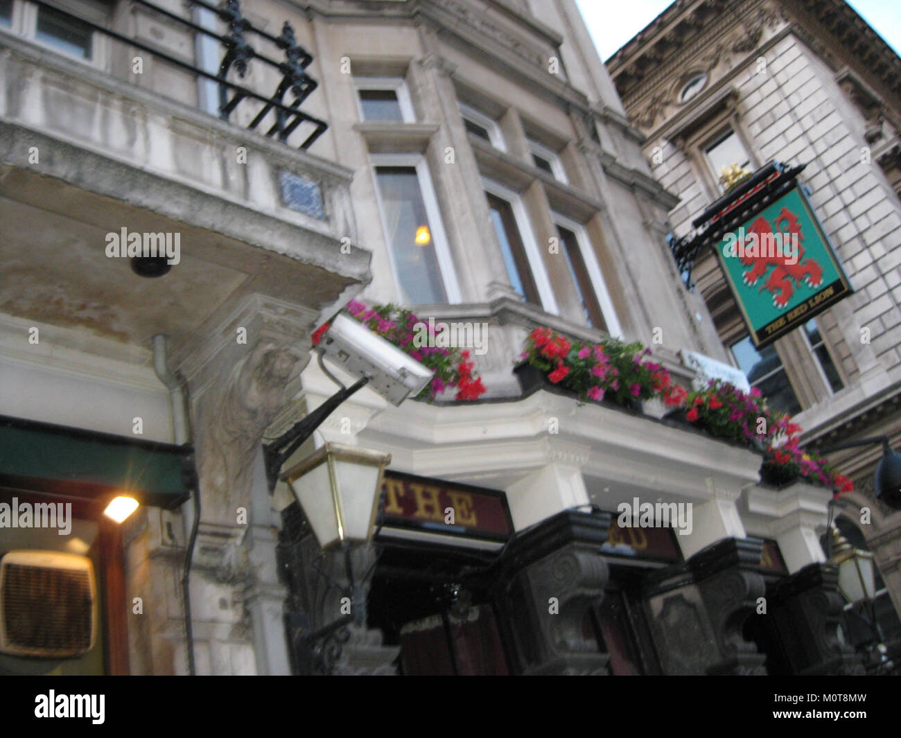 This image shows a CCTV surveillance camera located in London ...