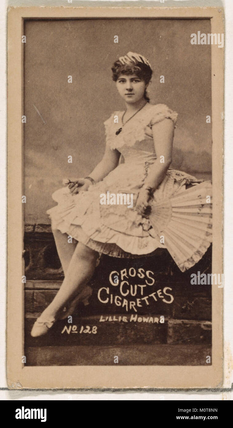 This is Card Number 128 from the Actors and Actresses series, featuring ...