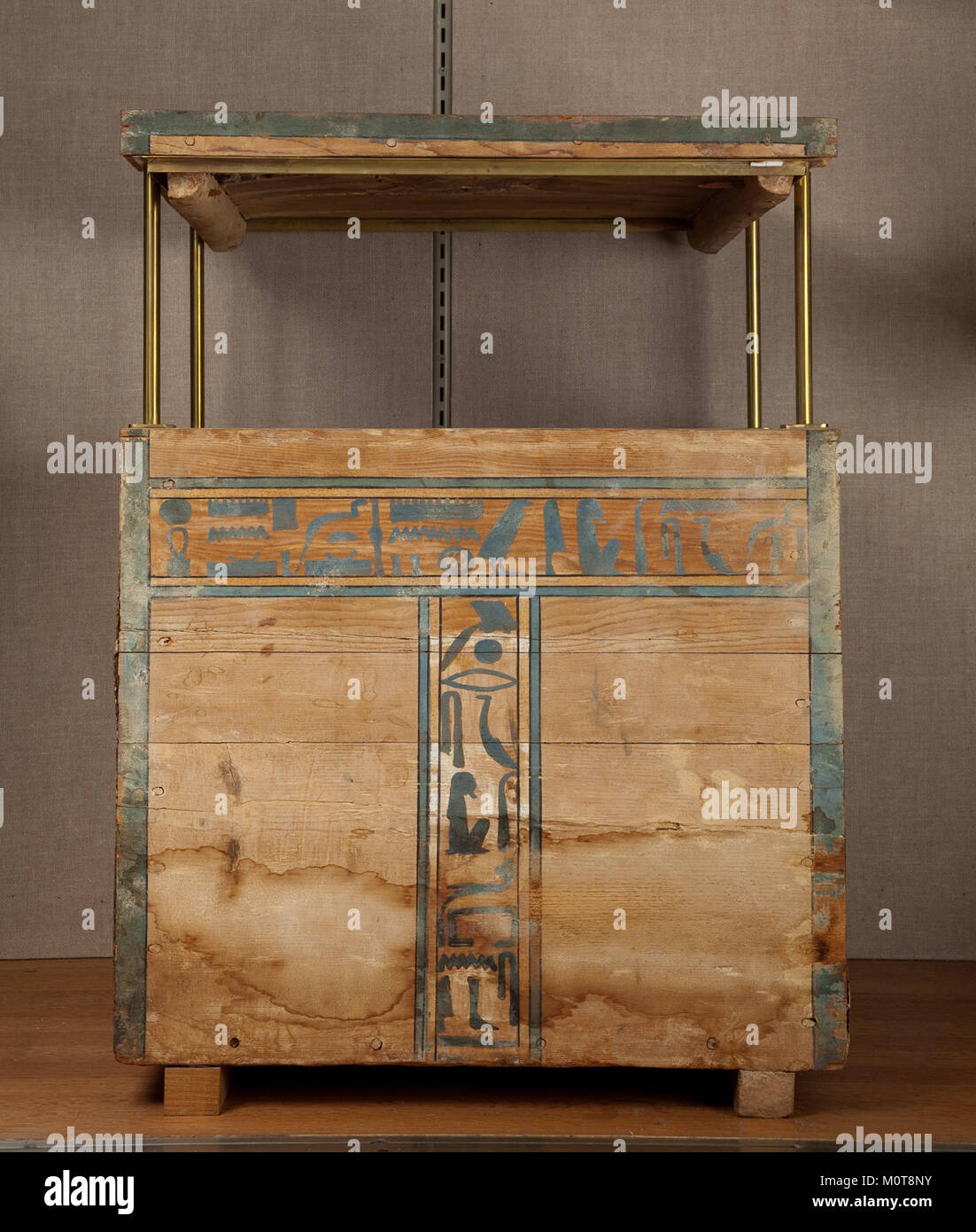 The Canopic Chest of Senbi is an ancient Egyptian artifact displayed at ...