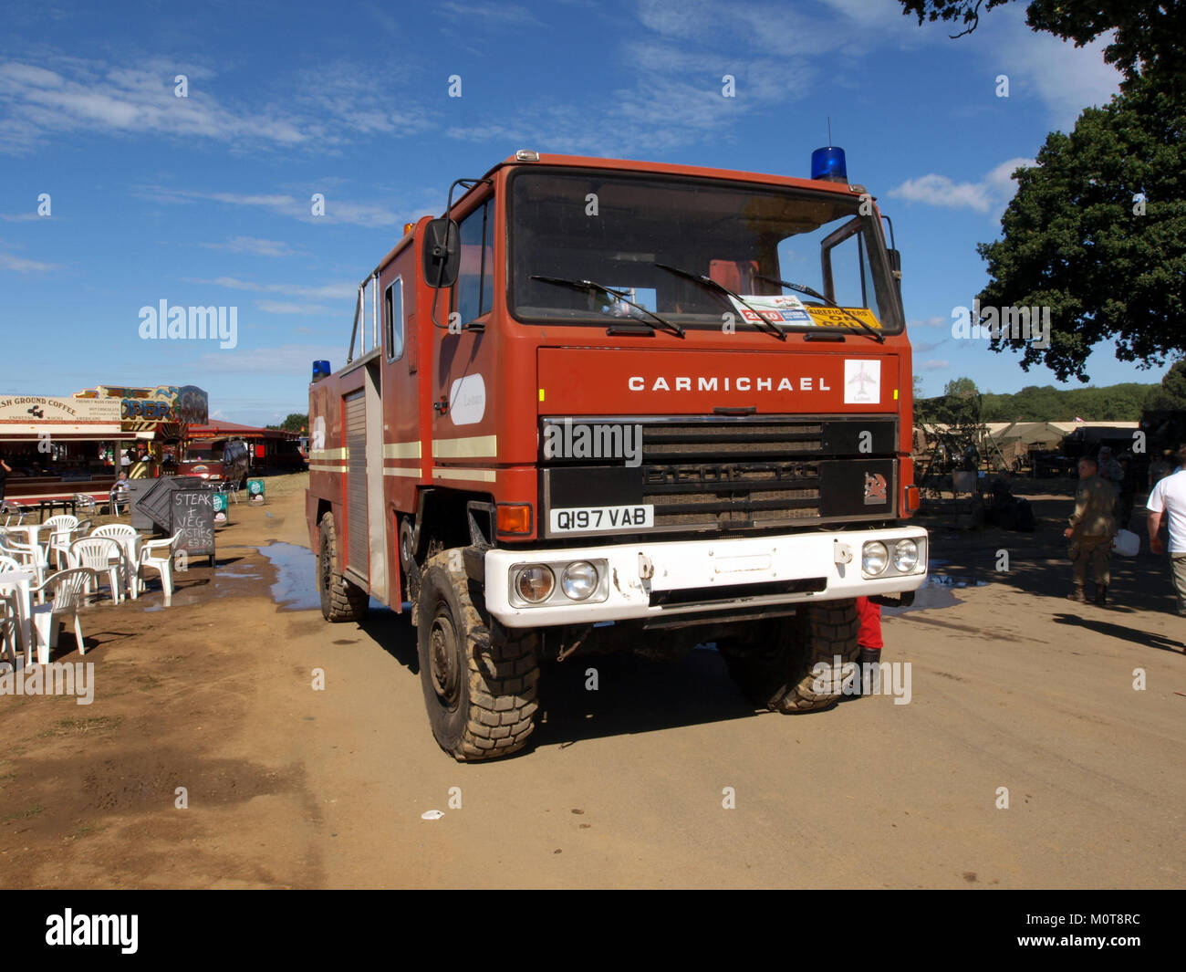 A Carmichael fire truck, depicted in this image, serves as a key ...
