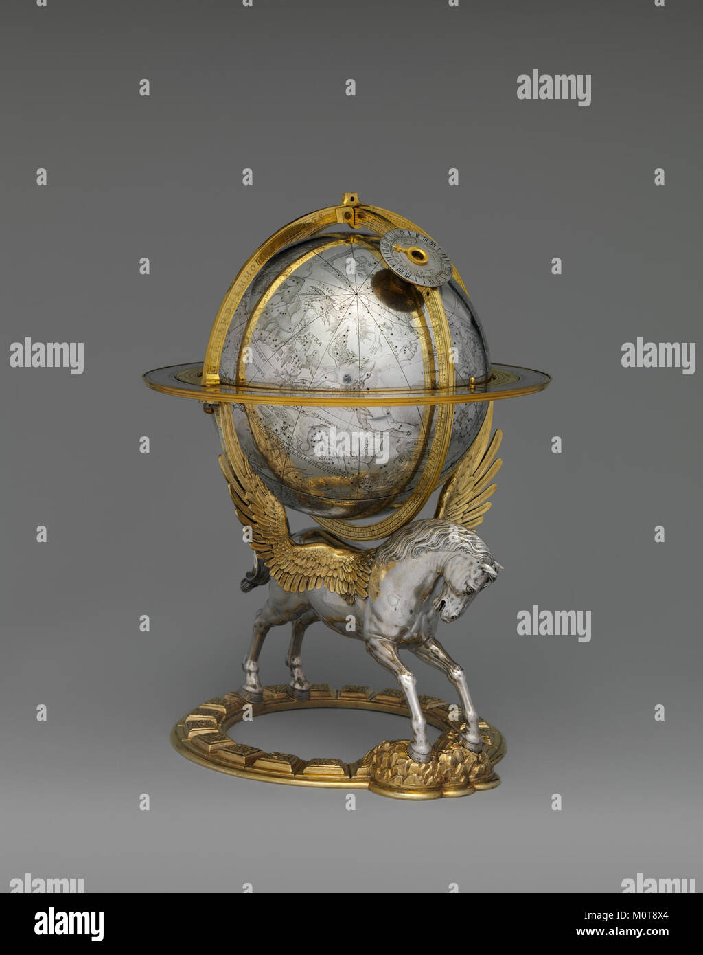 The Celestial globe with clockwork, housed at the Metropolitan Museum ...