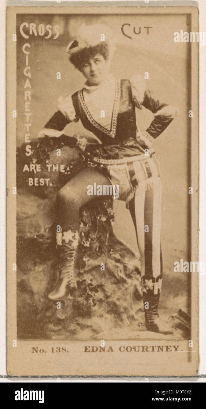 Card Number 138, Edna Courtney, from the Actors and Actresses series ...