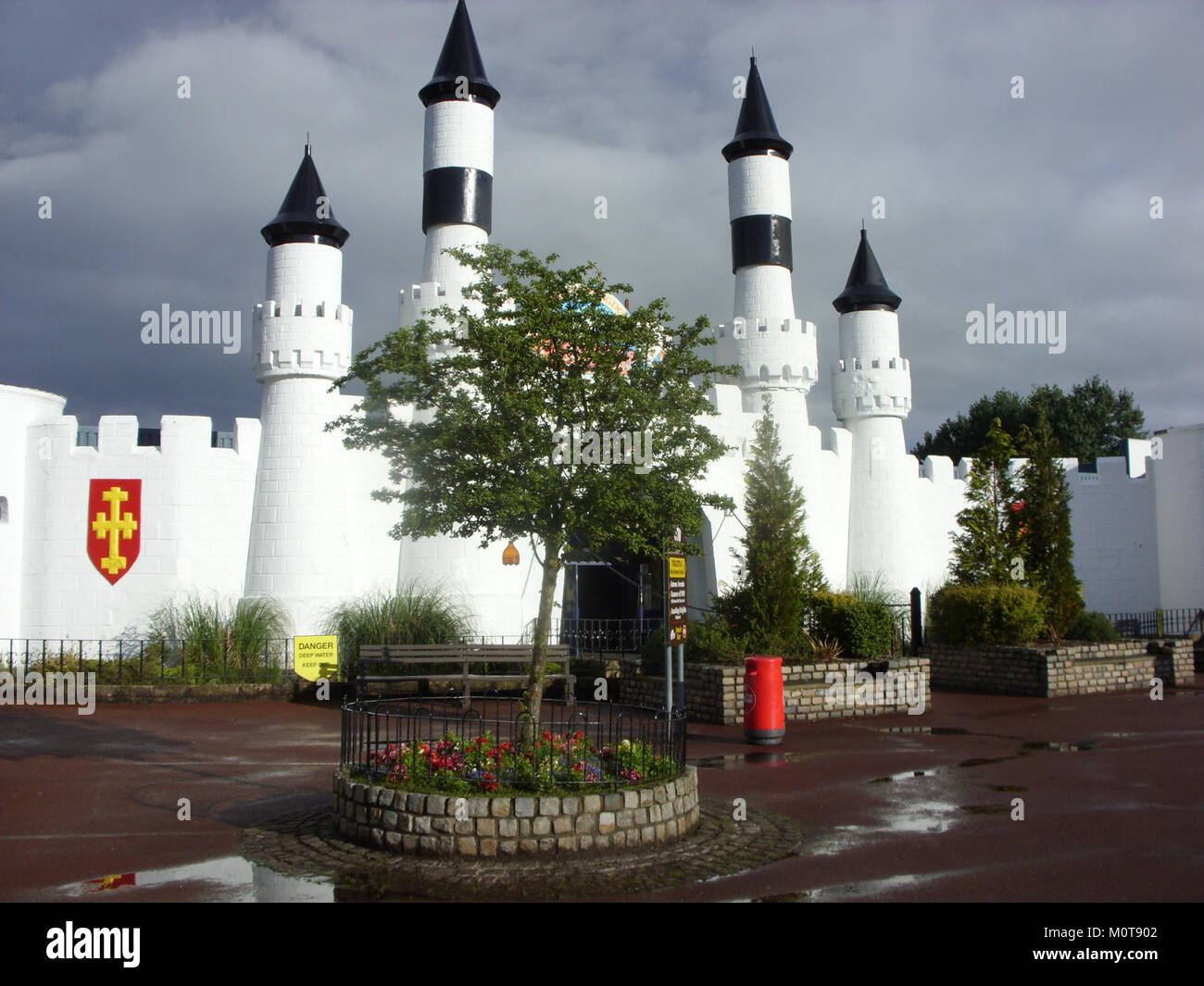 An artistic or historical representation of the entrance to Camelot ...