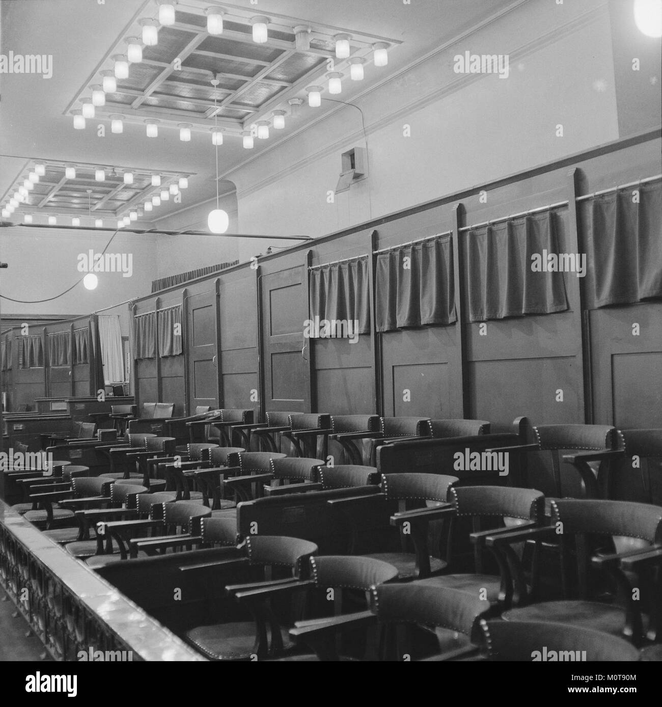 Exterior inside Black and White Stock Photos & Images - Alamy