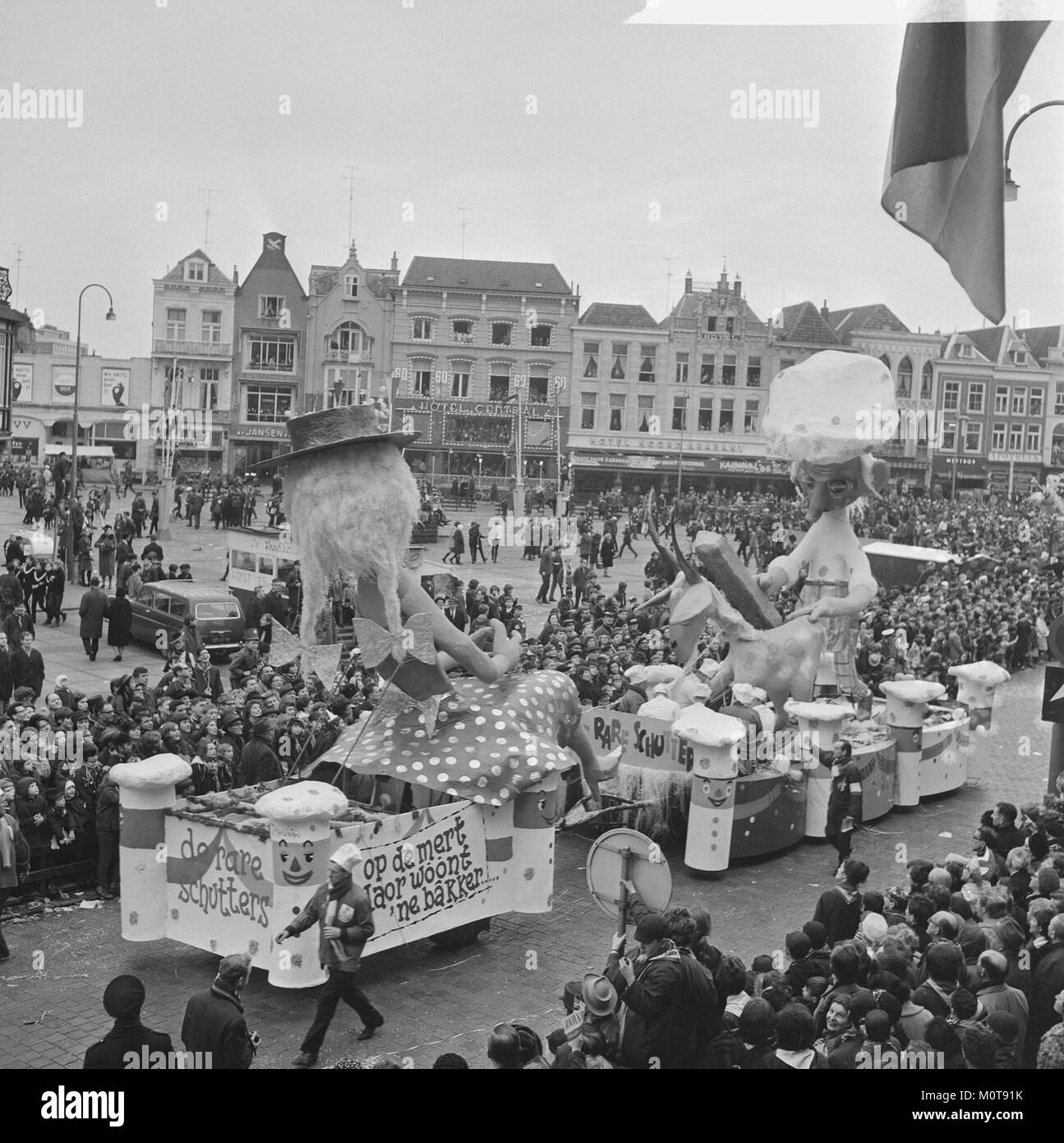 This photograph captures the vibrant Carnaval celebrations in Den Bosch ...