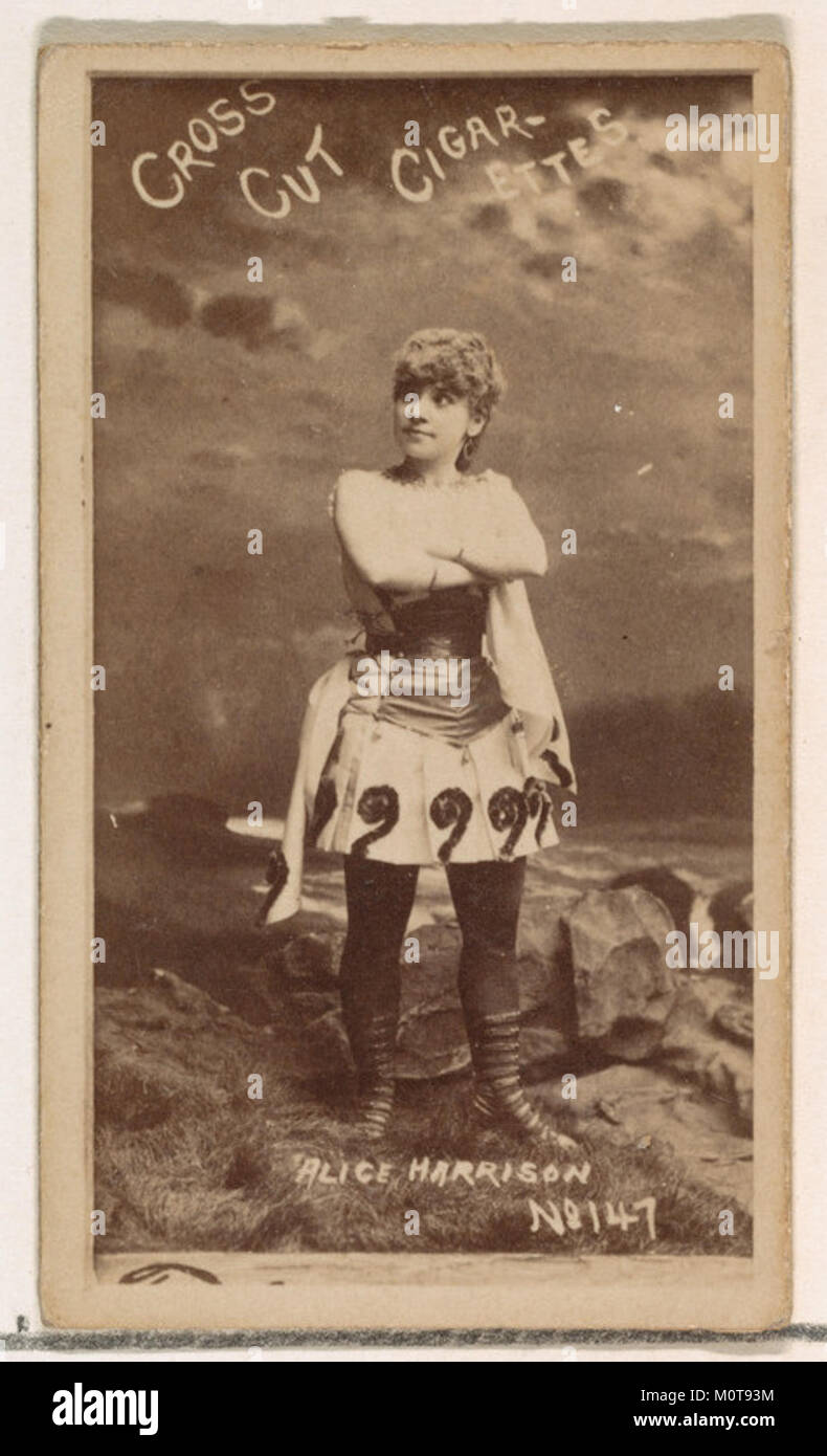 Card Number 147, Alice Harrison, from the Actors and Actresses series ...