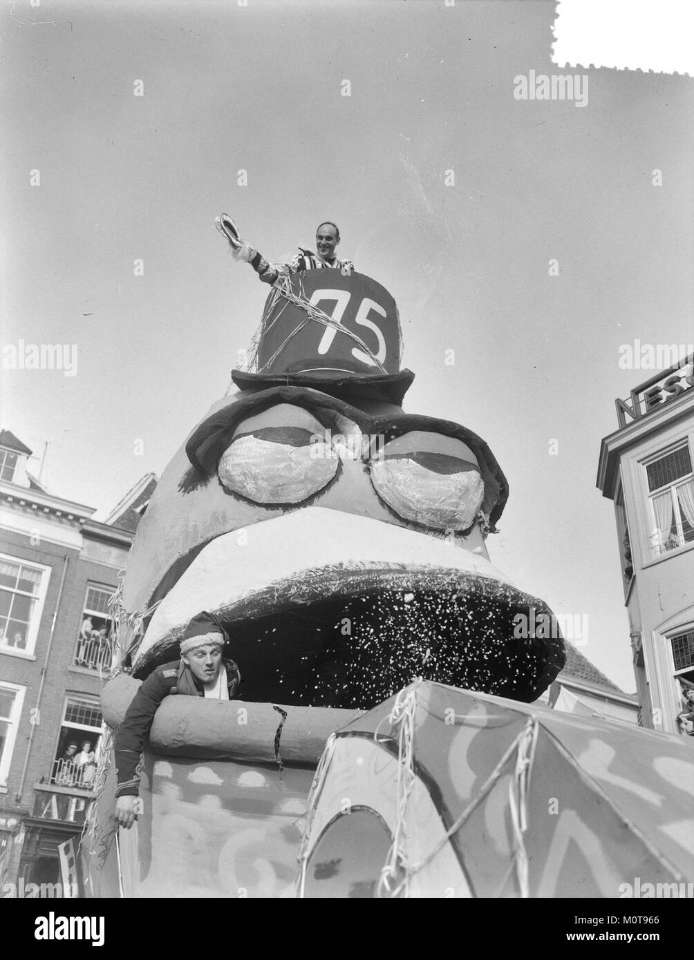 This photograph captures the vibrant Carnival parade in Den Bosch, the ...