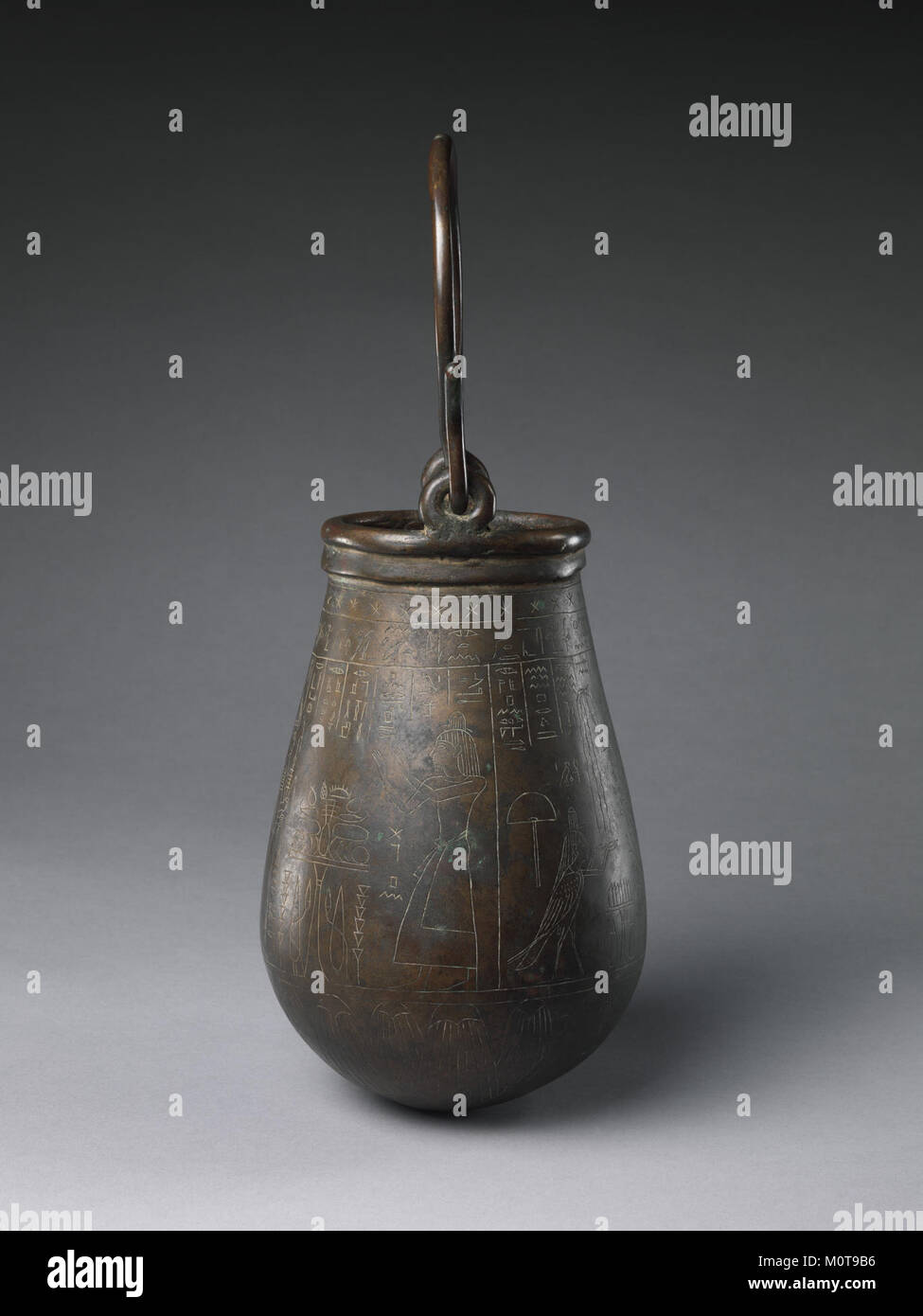 This ceremonial situla (ritual vessel) depicts the goddess Nut as a ...