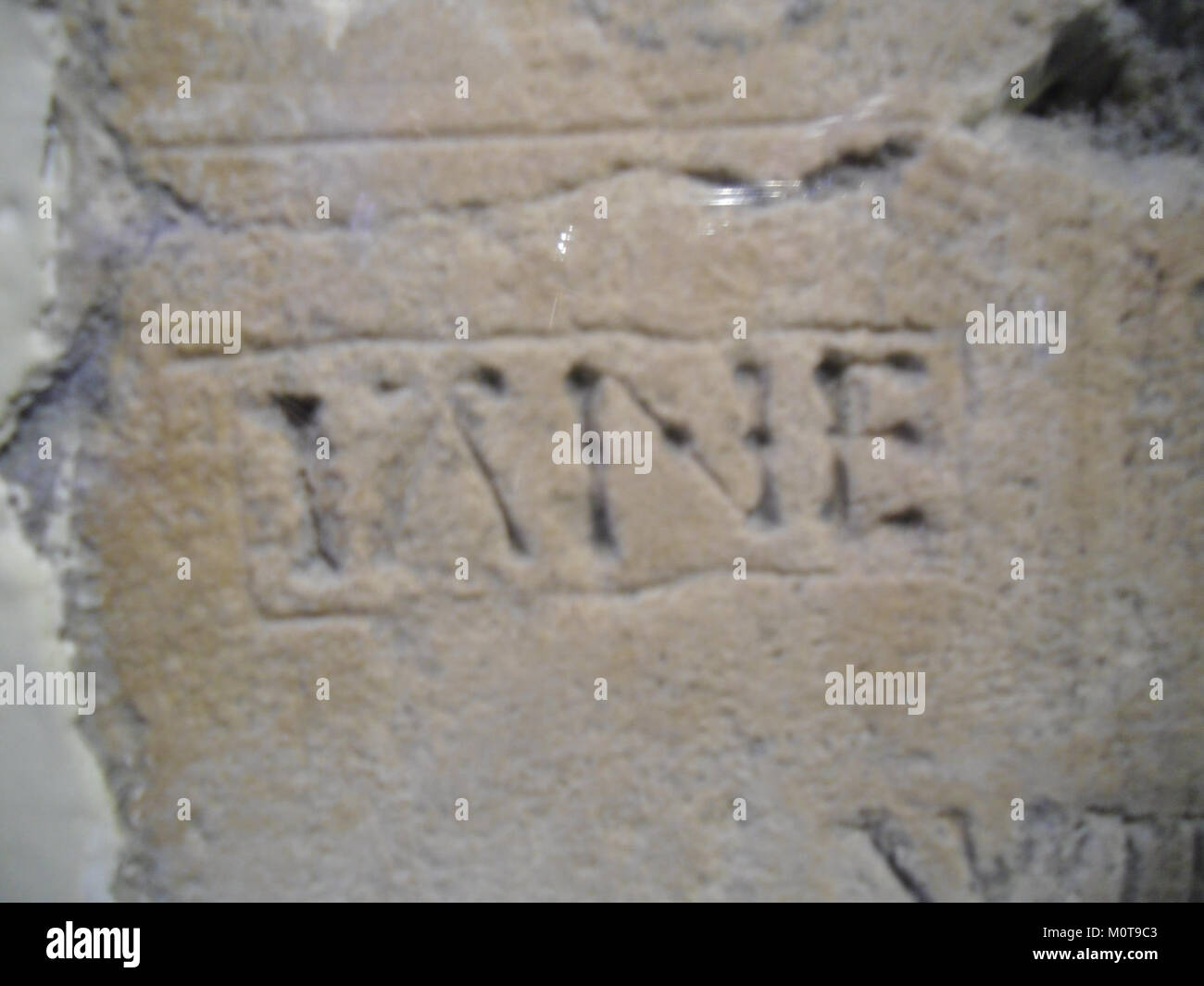 Carving of Jane Grey's name in Tower Stock Photo - Alamy