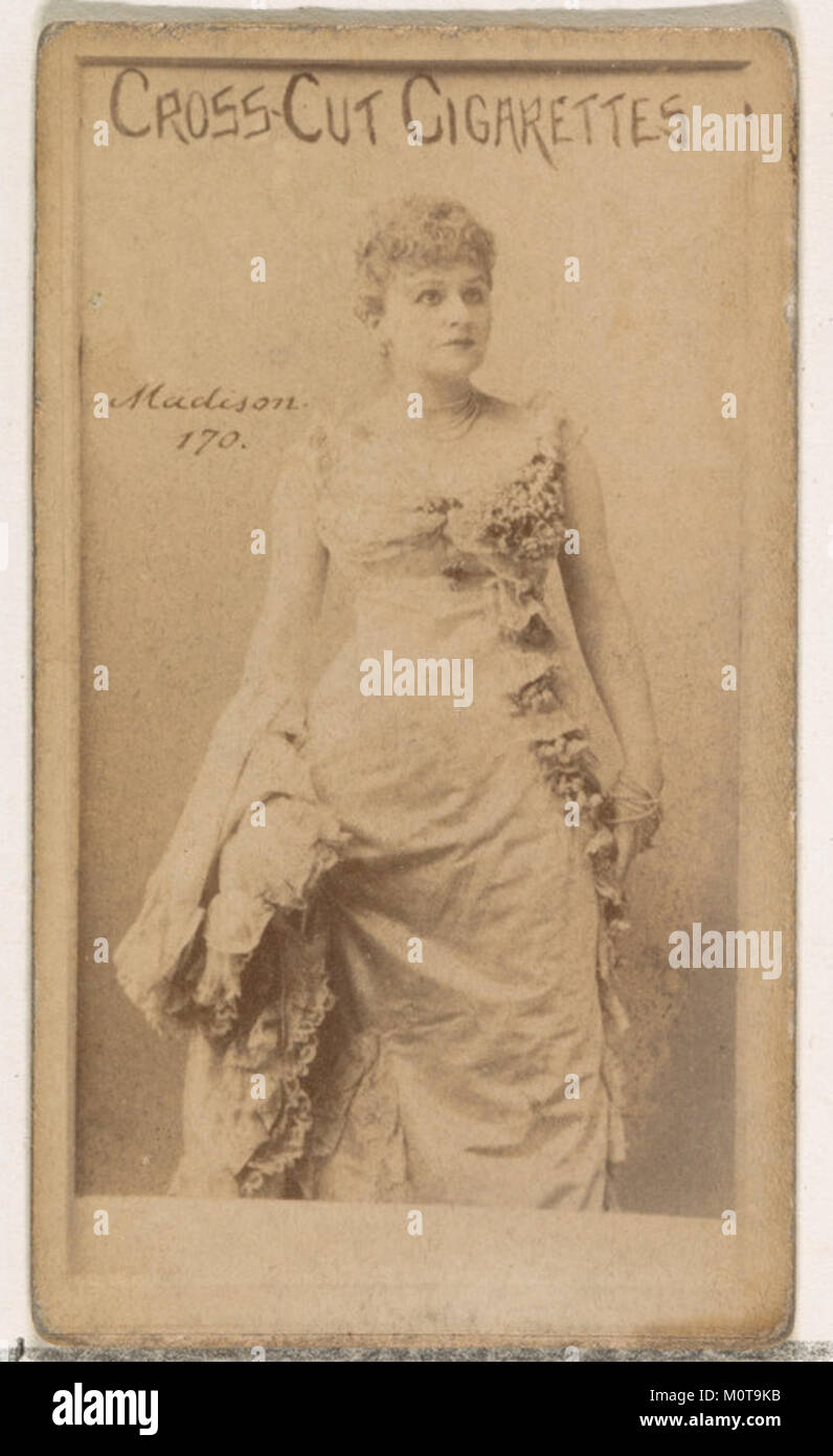 Card Number 170, Madison, from the Actors and Actresses series (N145-1 ...