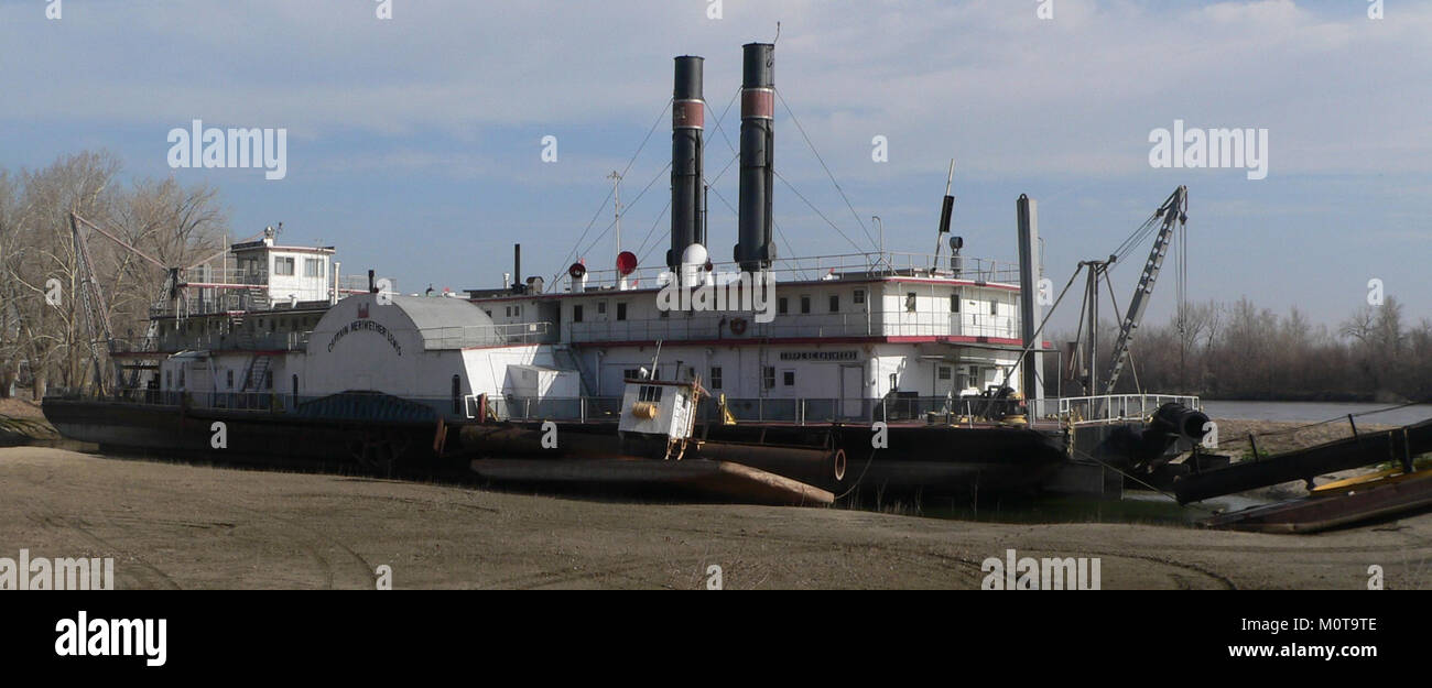 The Captain Meriwether Lewis dredge is a historic dredging vessel named ...