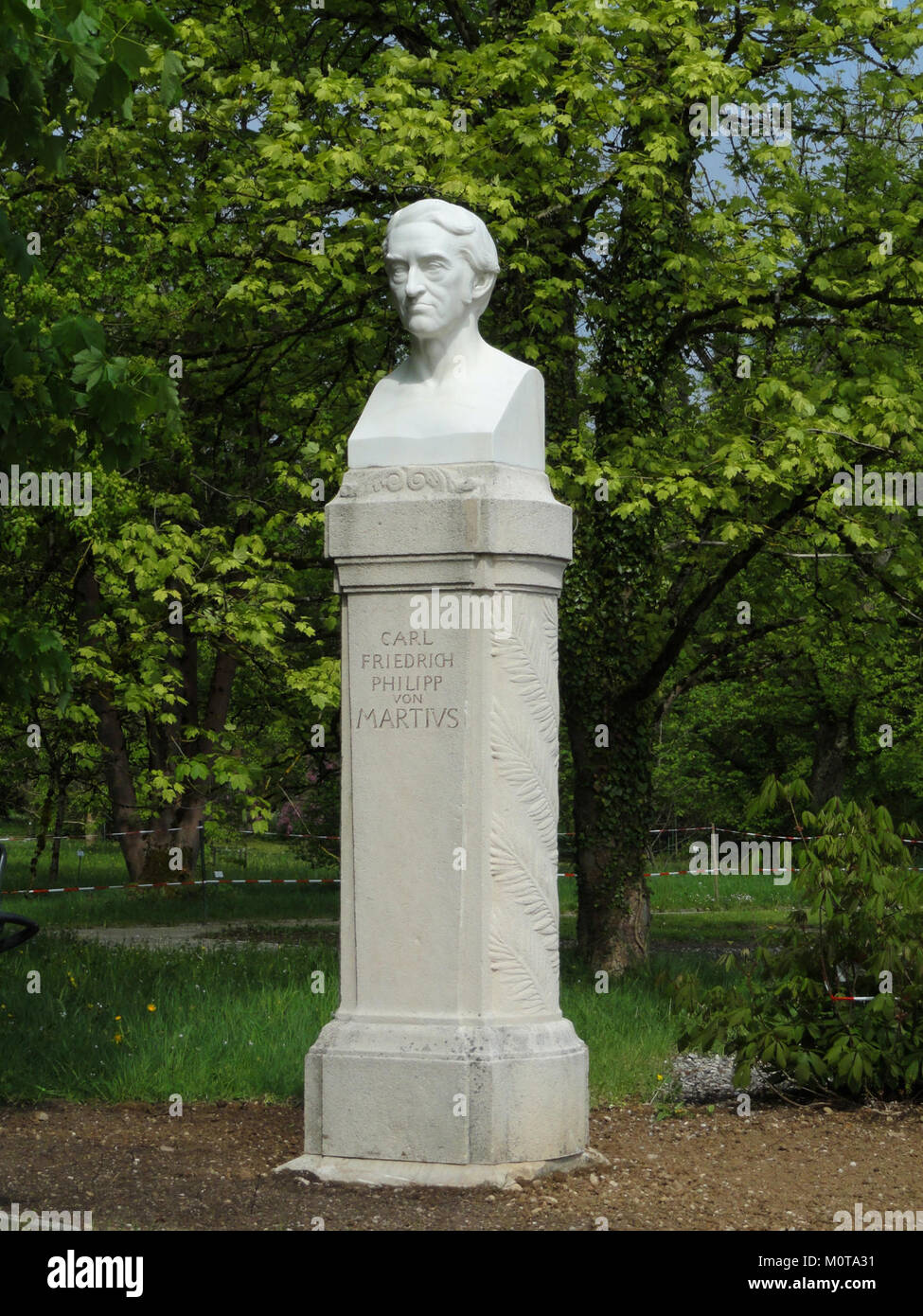 A photograph titled 'Carl Friedrich Philipp von Martius Memorial - DSC07556', depicting the ...