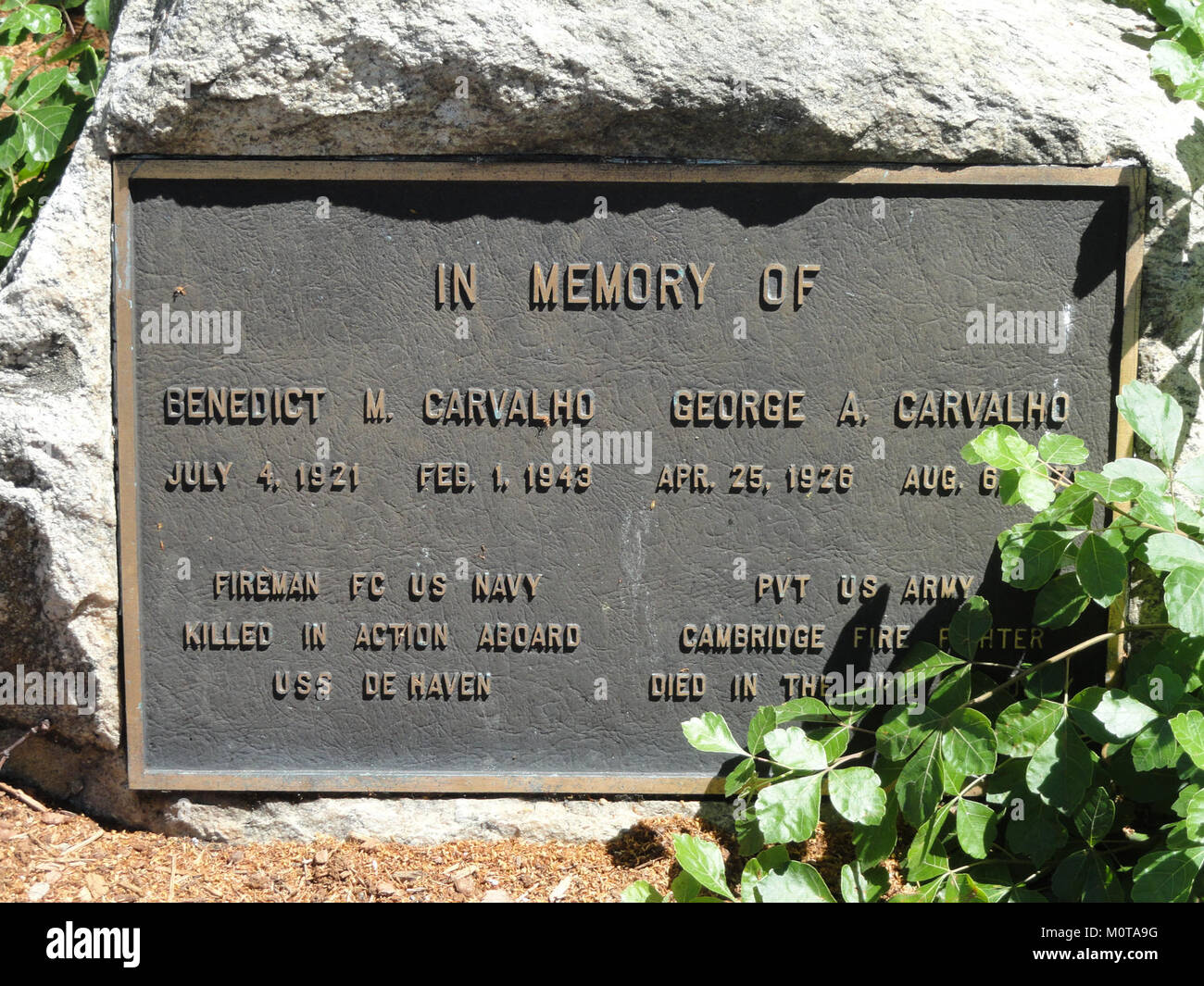 The Carvalho Memorial in Cambridge, MA, honors an important historical ...