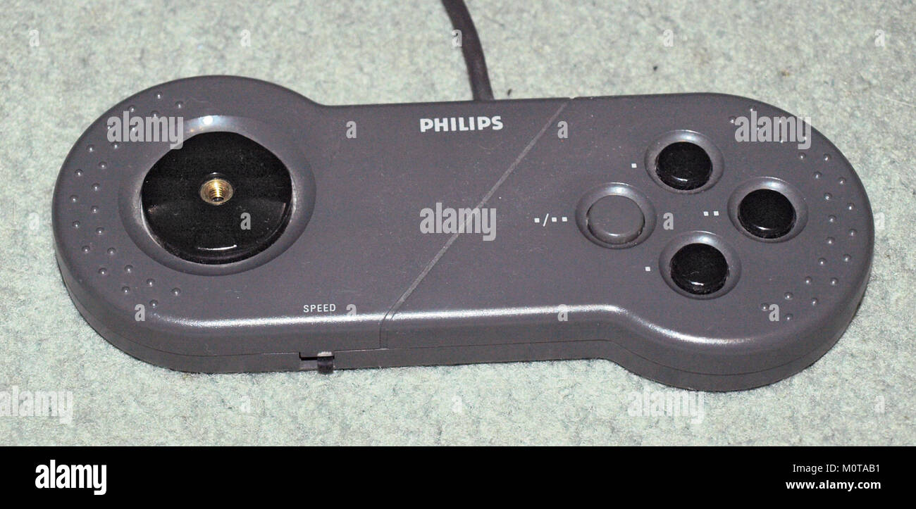 The CD-i gamepad, part of the CD-i interactive multimedia system, was ...