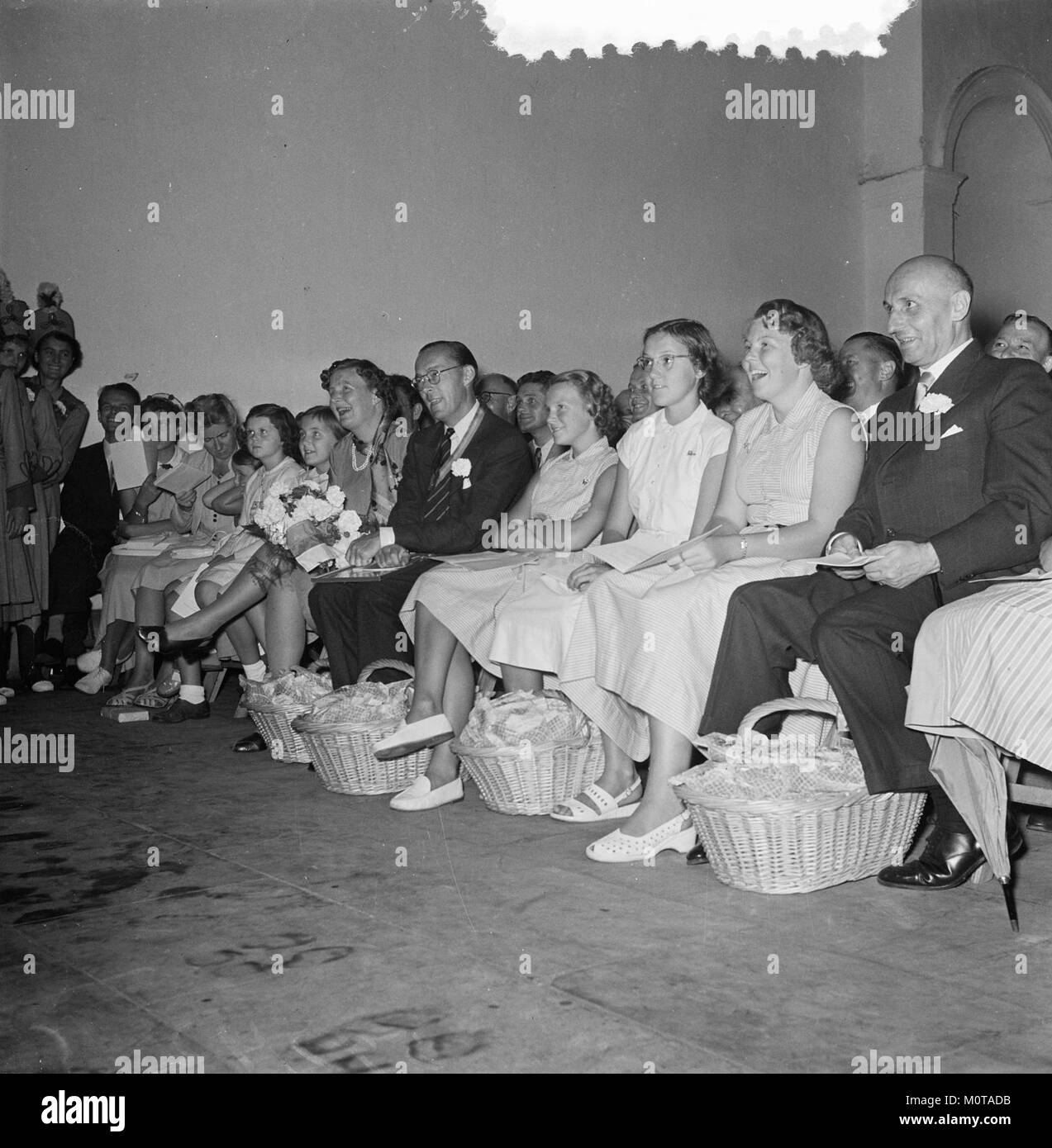 Vibrant festival atmosphere Black and White Stock Photos & Images - Alamy