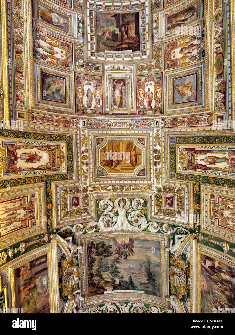 A photograph titled 'Ceiling photo-24', depicting an artistic view of a ...