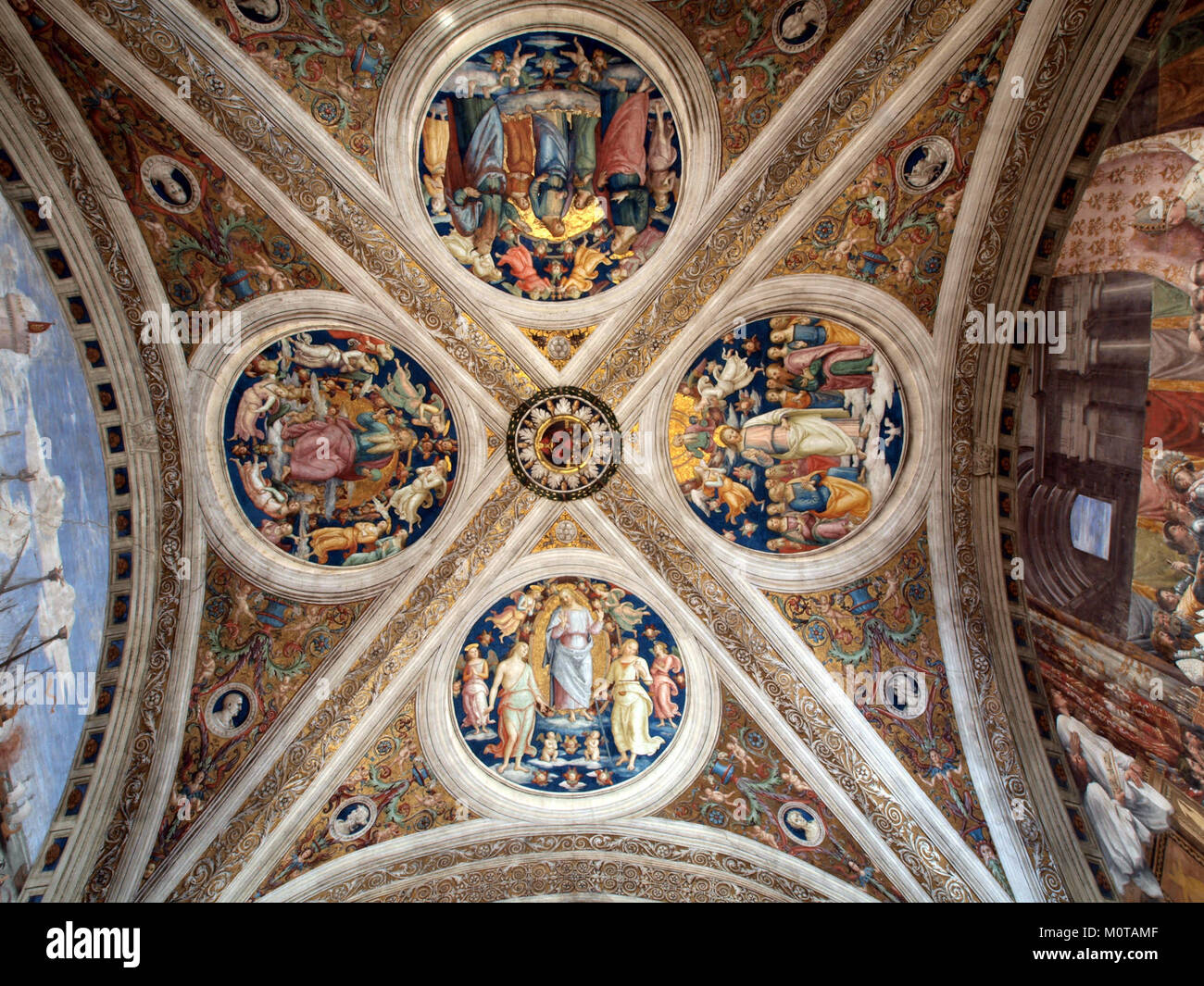 Ceiling design features intricate hi-res stock photography and images ...